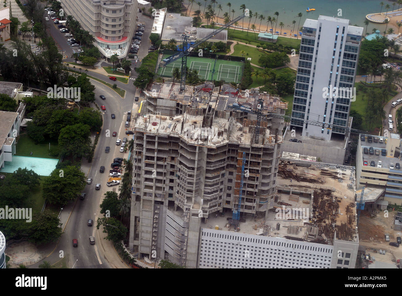 A city under constant construction San Juan Puerto Rico Seen from the ...