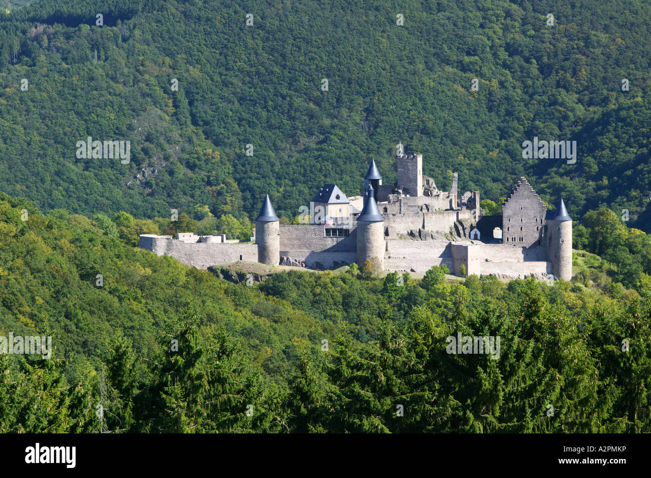 Luxembourg bourscheid castle europe hi-res stock photography and images ...