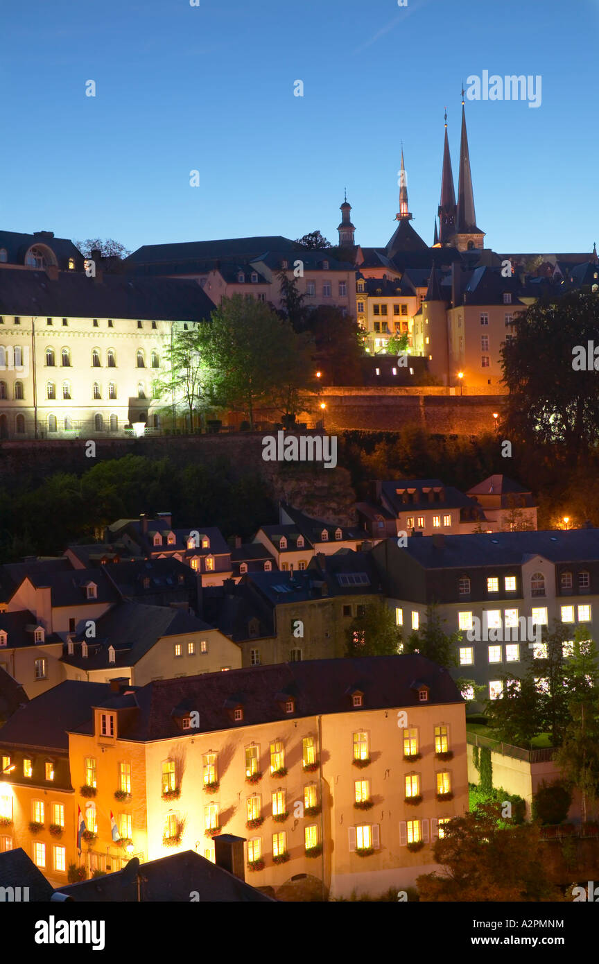 The grund luxembourg at night hi-res stock photography and images - Alamy