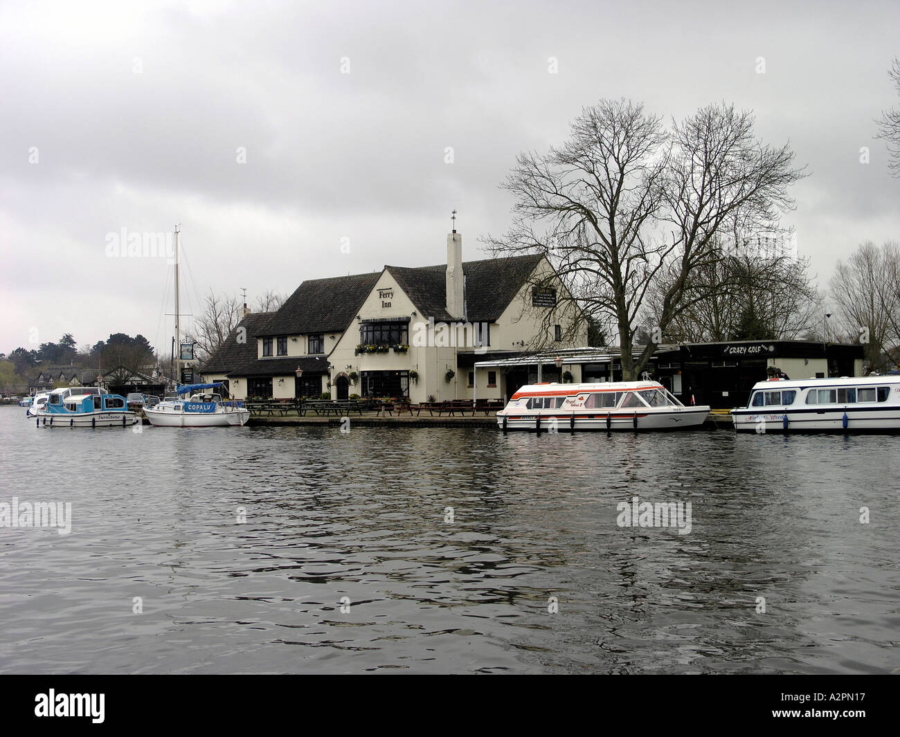 The Ferry Inn pub public house at Horning Norfolk Stock Photo - Alamy