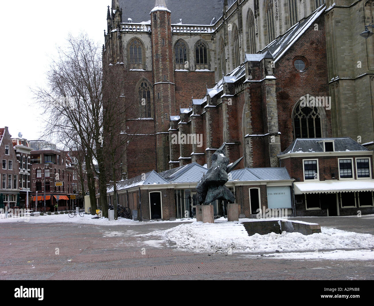 Dutch Winter in Haarlem Stock Photo - Alamy
