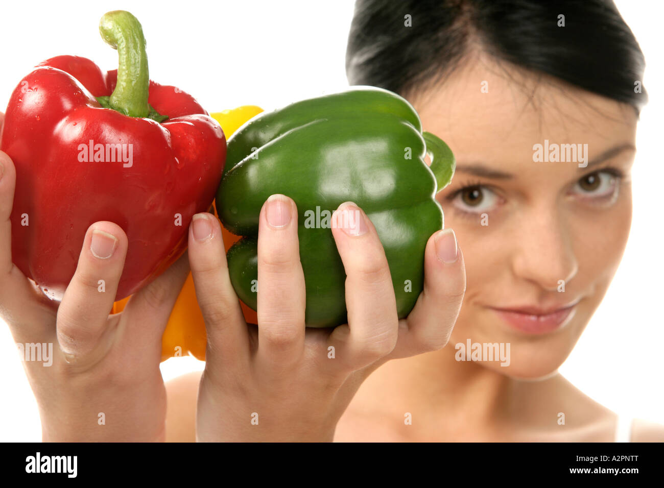 Pepper girl finger hi-res stock photography and images - Alamy