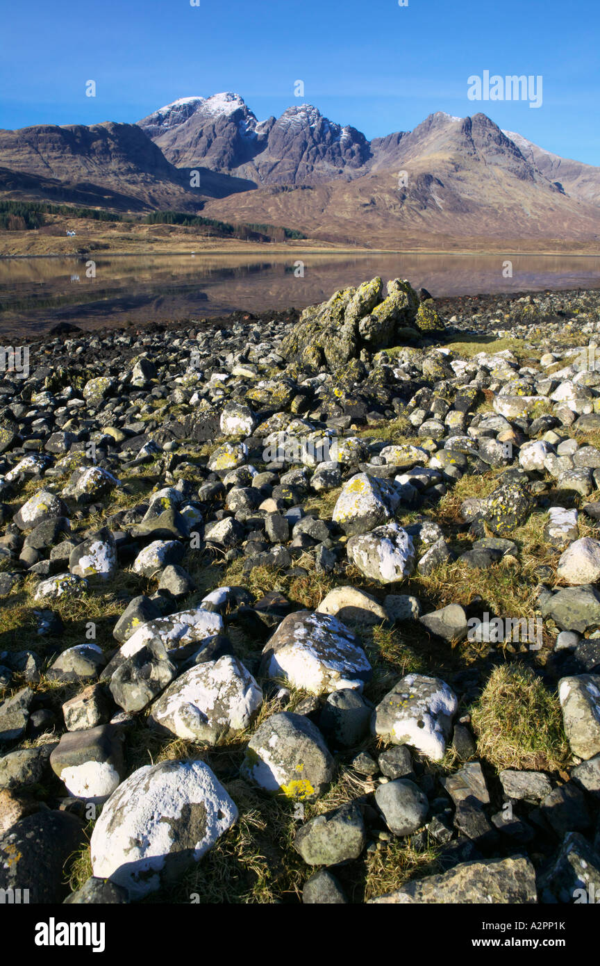 Blaven and Loch Slapin near Torrin, Isle of Skye, Scotland Stock Photo ...