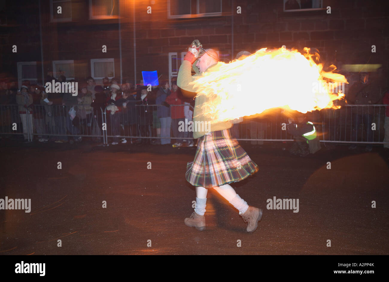 The Fireball Ceremony at Hogmanay, Stonehaven, Aberdeenshire, Scotland ...