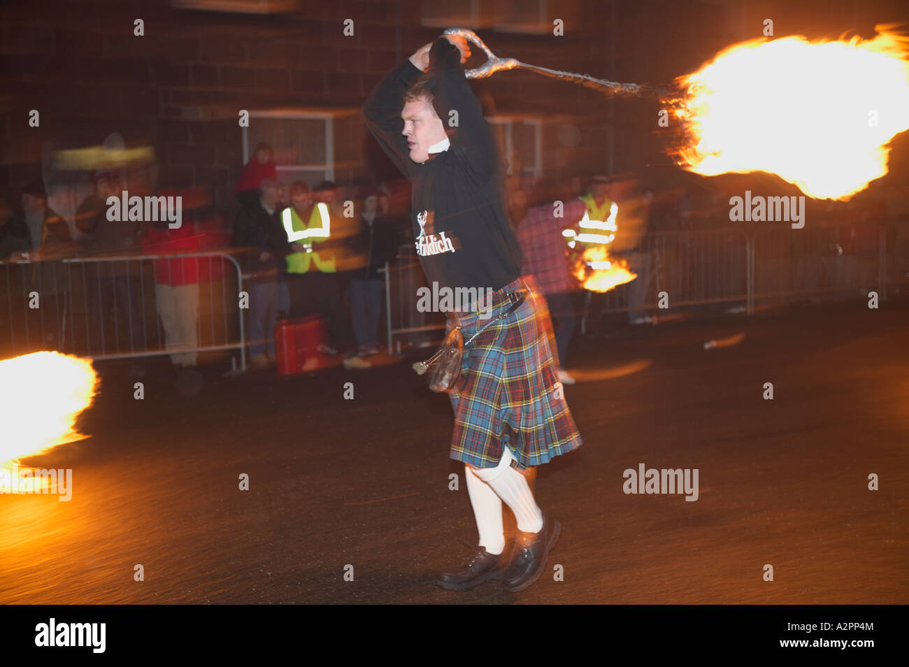 The Fireball Ceremony at Hogmanay, Stonehaven, Aberdeenshire, Scotland ...