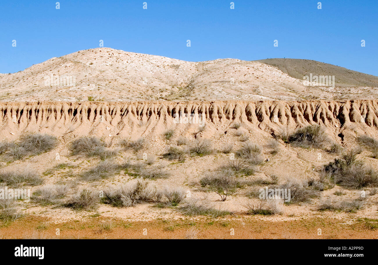 Mojave sand cliff 1 Stock Photo - Alamy