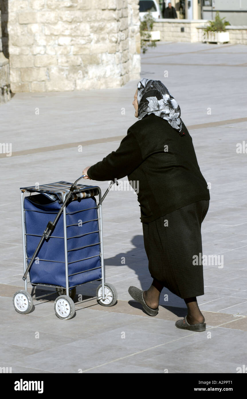 Elderly aged old mature matured older Saint Lazarus Square Larnaka ...