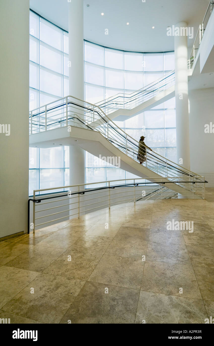 Interior detail, The Getty Centre, Los Angeles, California, USA Stock ...
