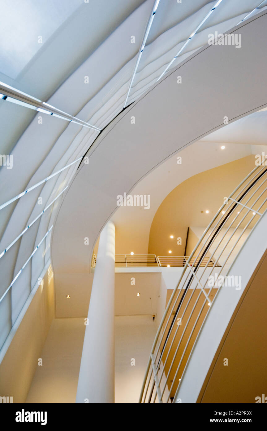 Interior detail, The Getty Centre, Los Angeles, California, USA Stock ...