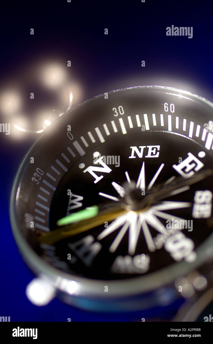 Magnetic directional compass Stock Photo - Alamy