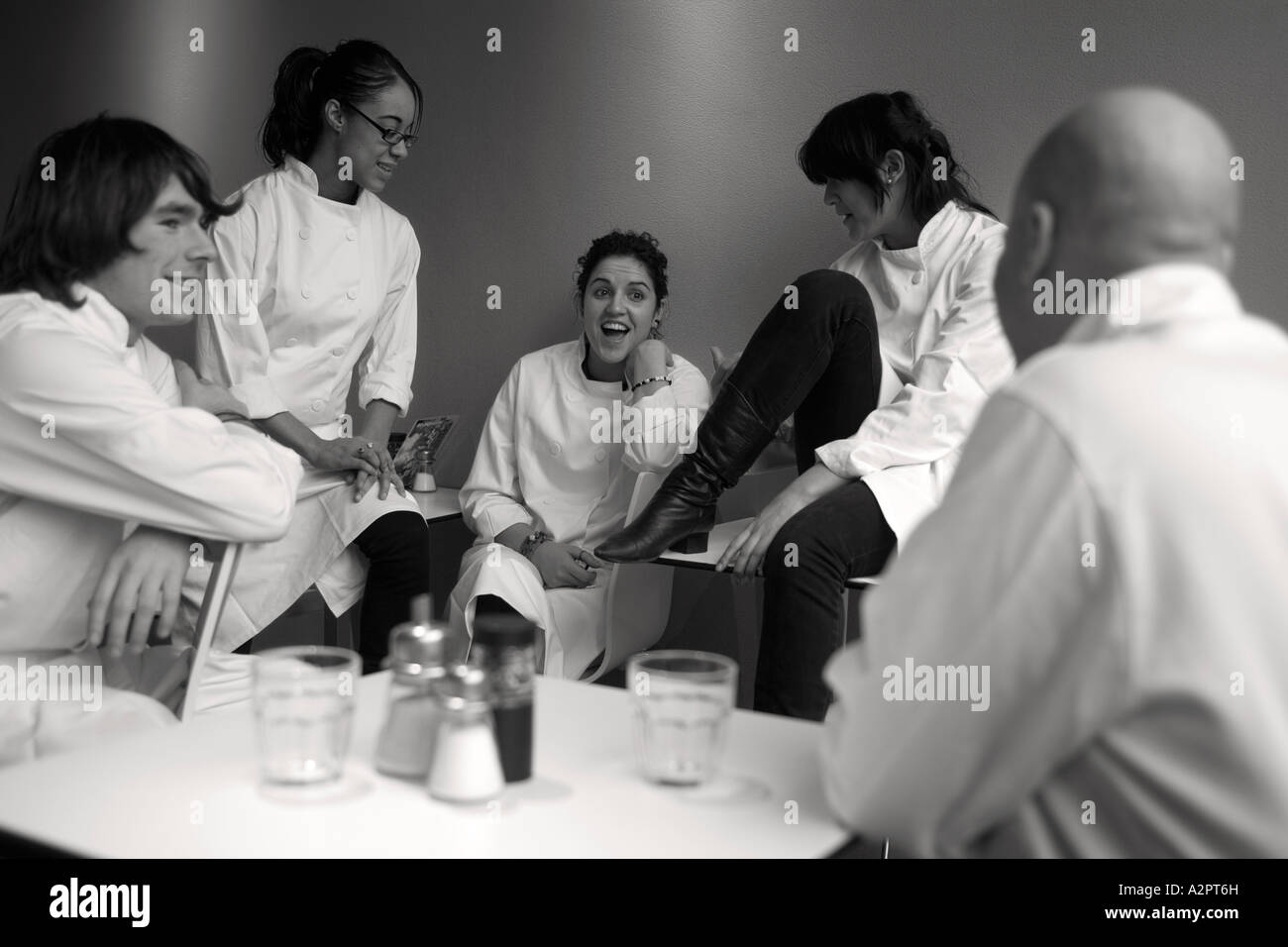 A Group of Cooks Stock Photo - Alamy