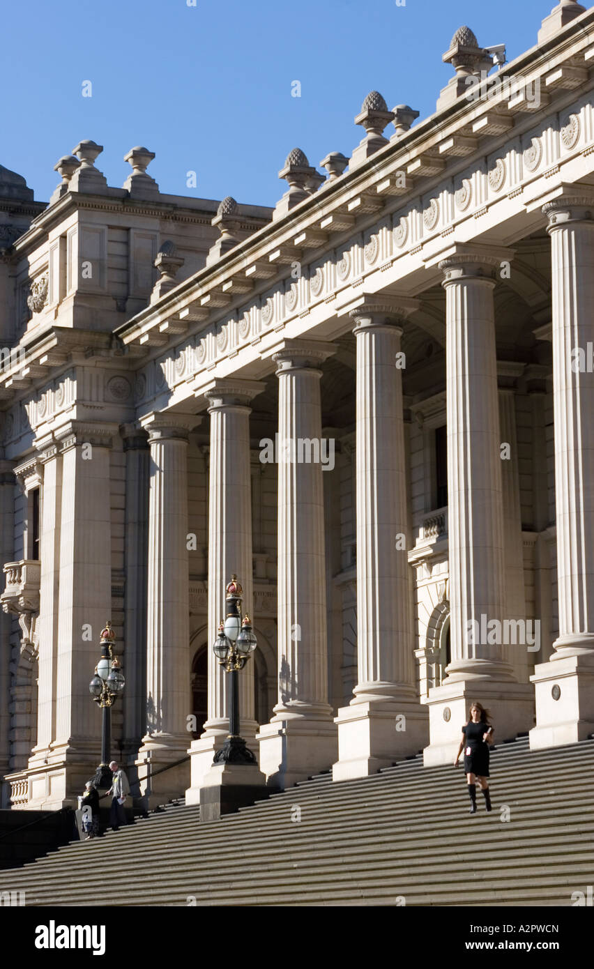 Parliament Building Melbourne Victoria Australia Stock Photo - Alamy