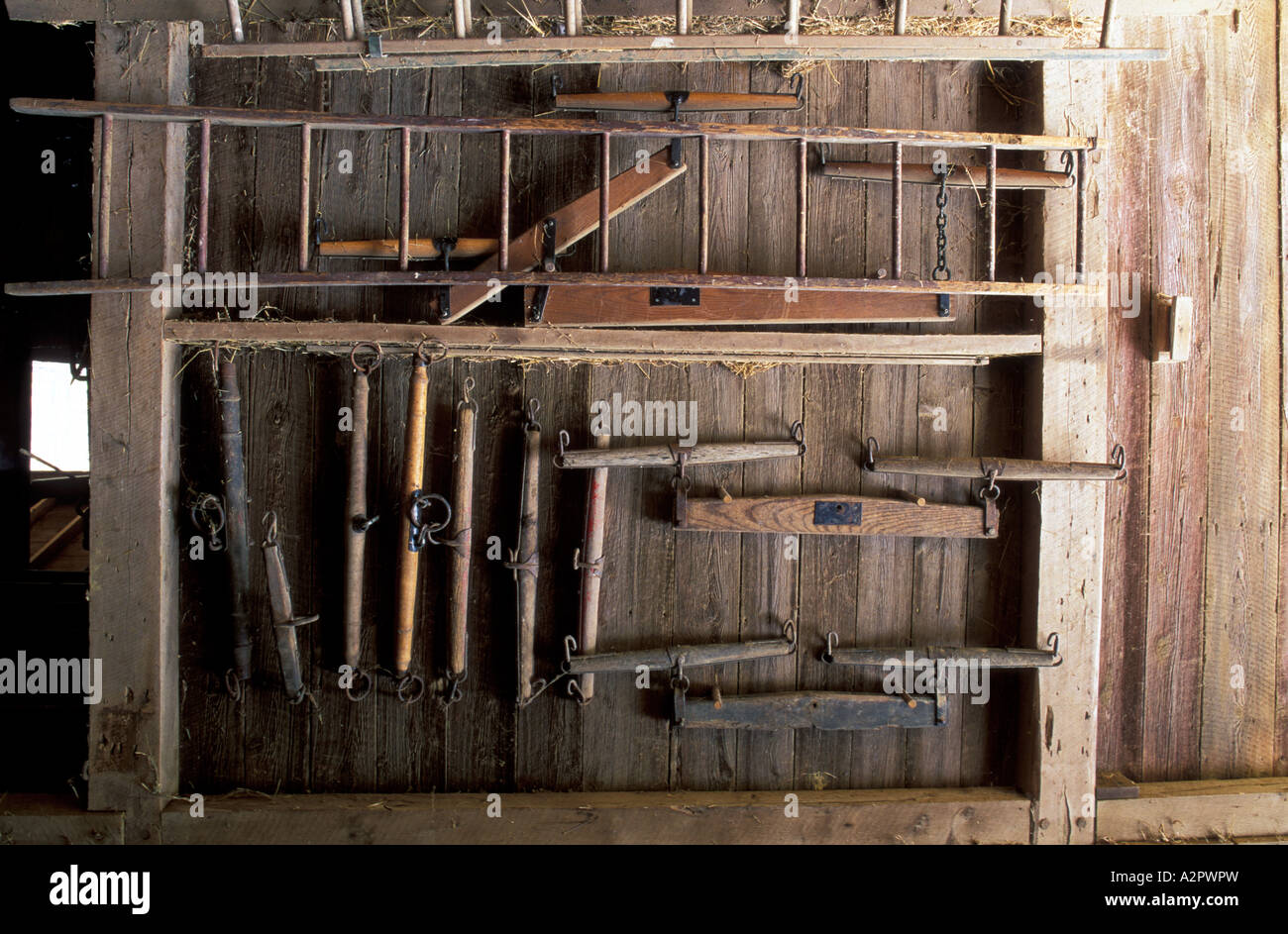 Old farm equipment Stock Photo - Alamy