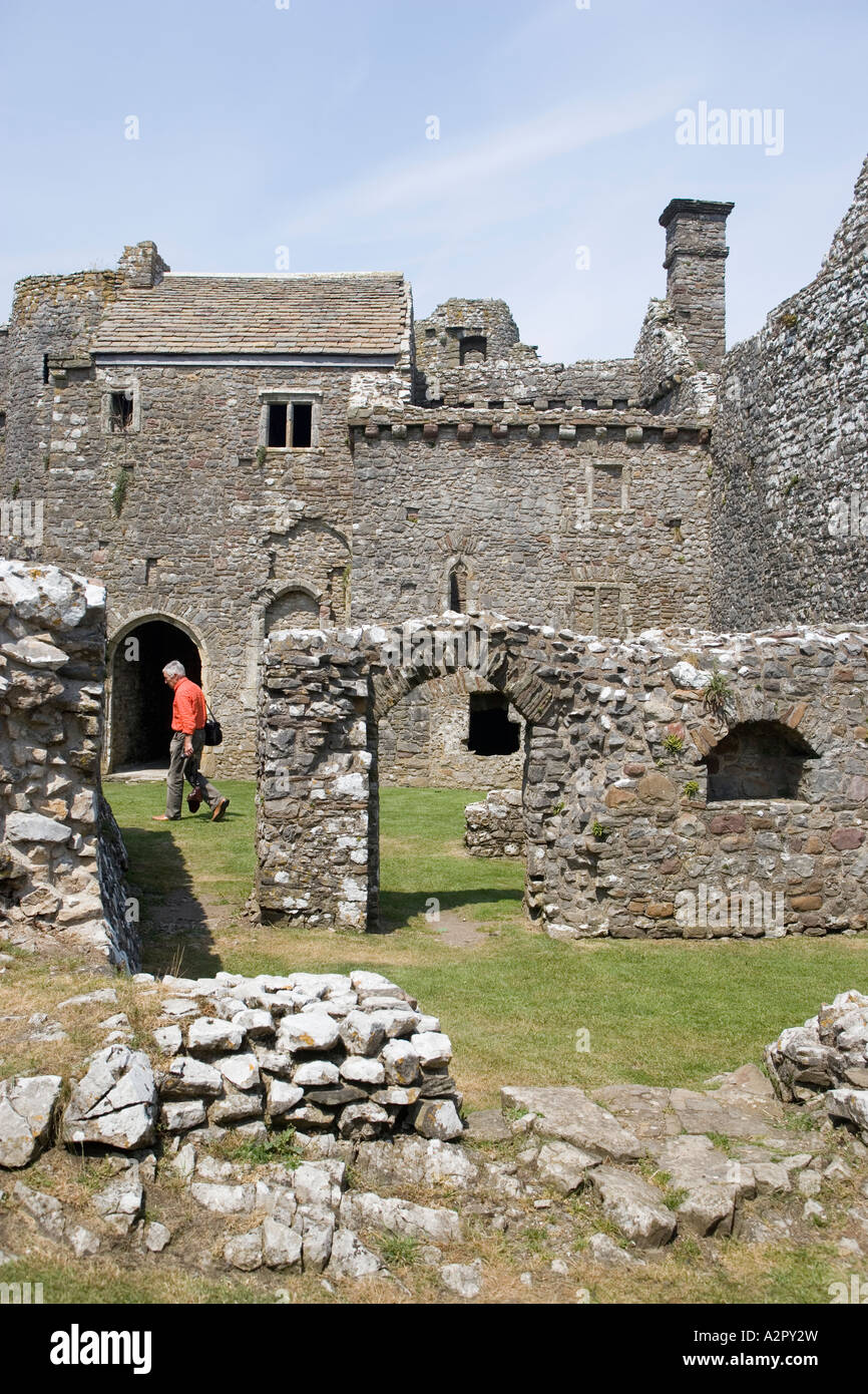 Weobley Castle Gower South Wales Stock Photo - Alamy