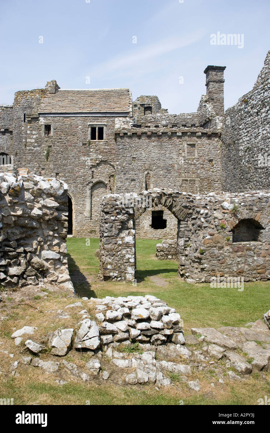Weobley Castle Gower South Wales Stock Photo - Alamy