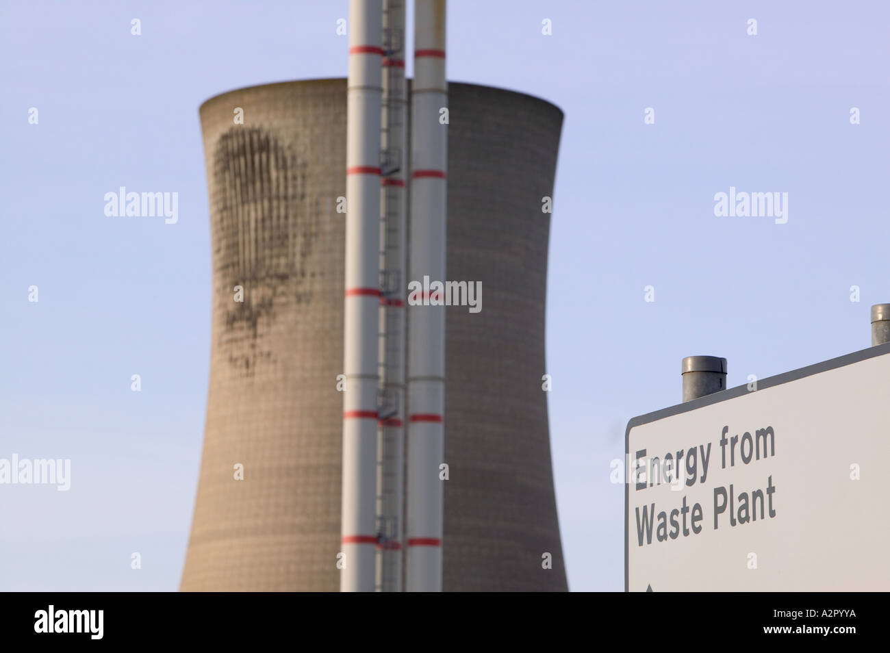 a power plant on Teeside, UK, burning waste to creat energy Stock Photo ...