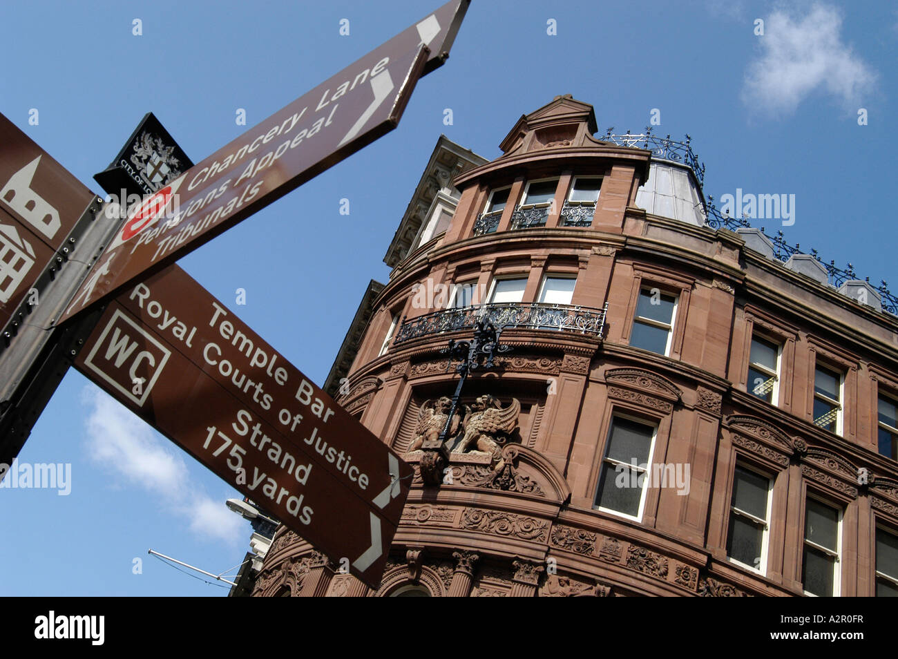 Road sign in London Stock Photo - Alamy