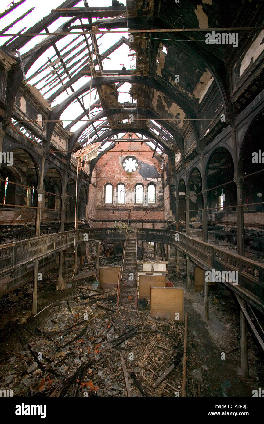 Church destroyed by fire hi-res stock photography and images - Alamy