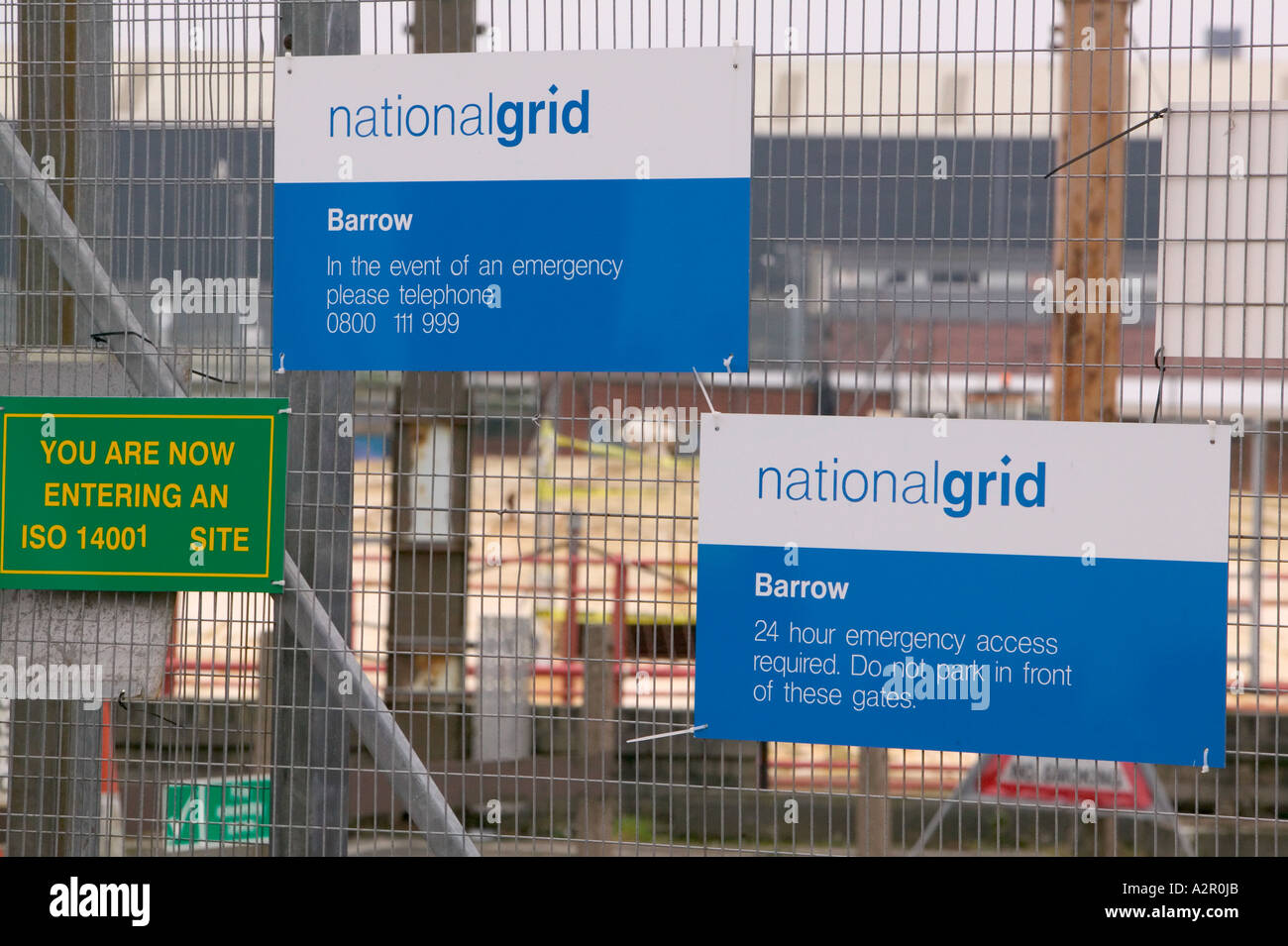 a gas terminal in Barrow in Furness, Cumbria, UK Stock Photo - Alamy