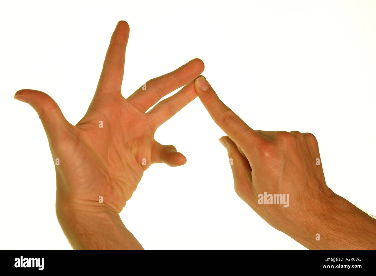 British sign language letter o hi-res stock photography and images - Alamy