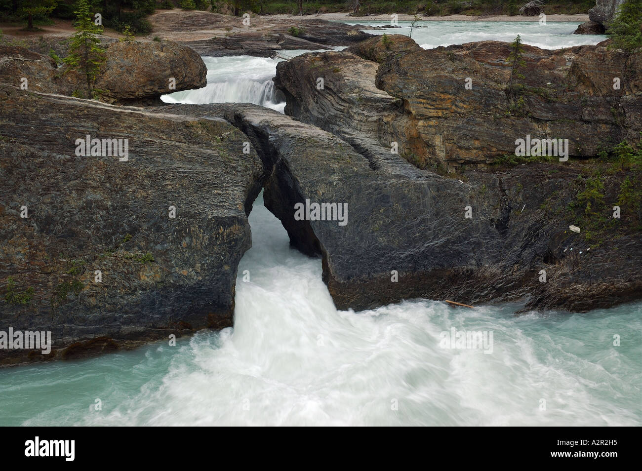 Bridge over waterfall hi-res stock photography and images - Alamy