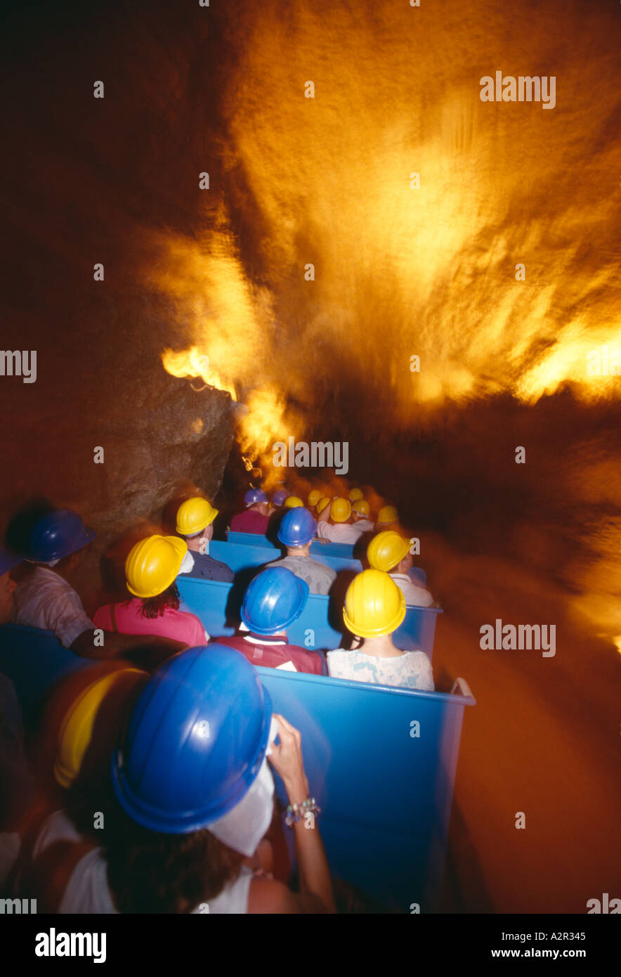 Barbados underground cave tour Stock Photo - Alamy