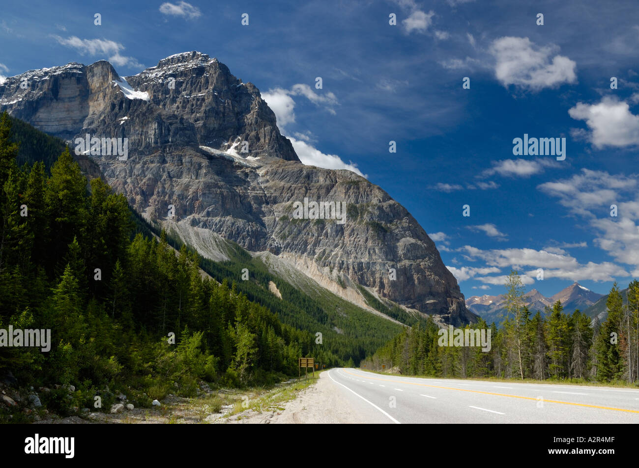 Mount Stephen Yoho National park at Spiral tunnels Rocky Mountains ...