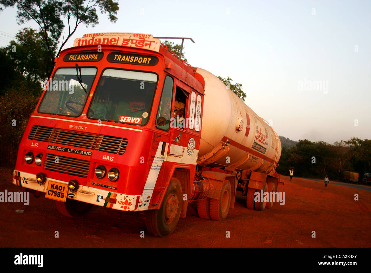Indian tanker truck hi-res stock photography and images - Alamy