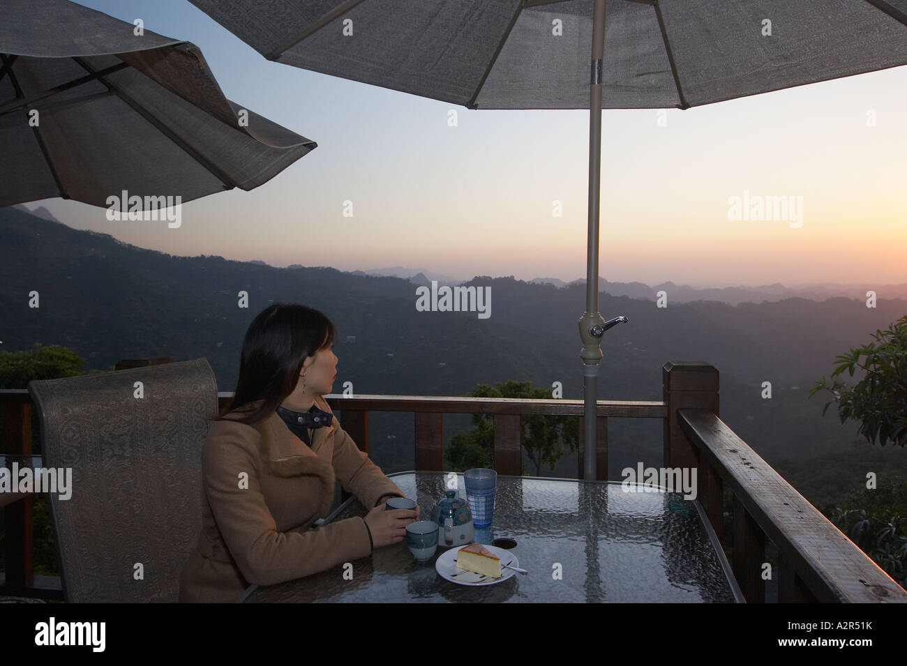 Blue drink water asia woman hi-res stock photography and images - Alamy