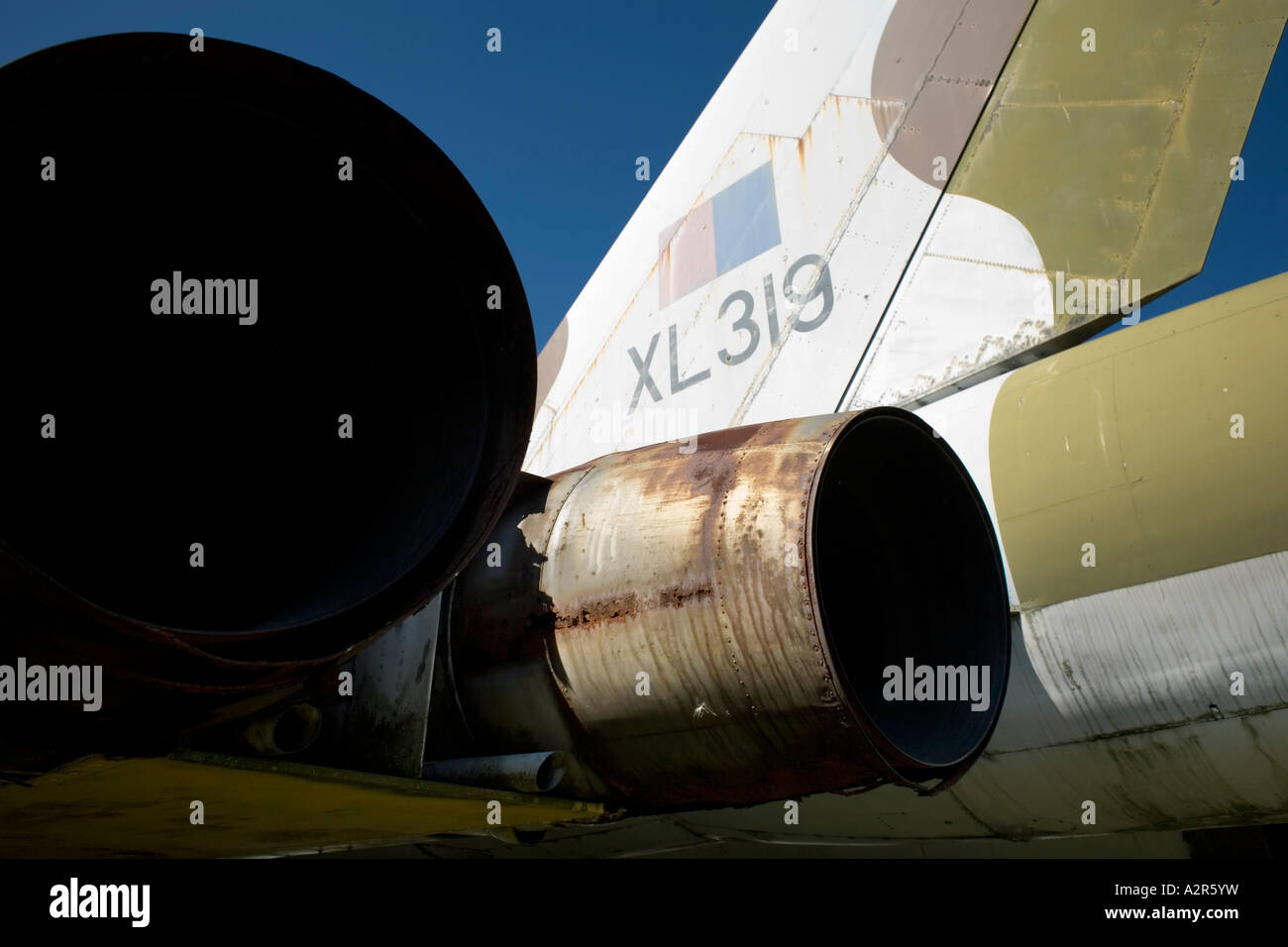 Avro Vulcan heavy bomber. The type was in service with the RAF from ...