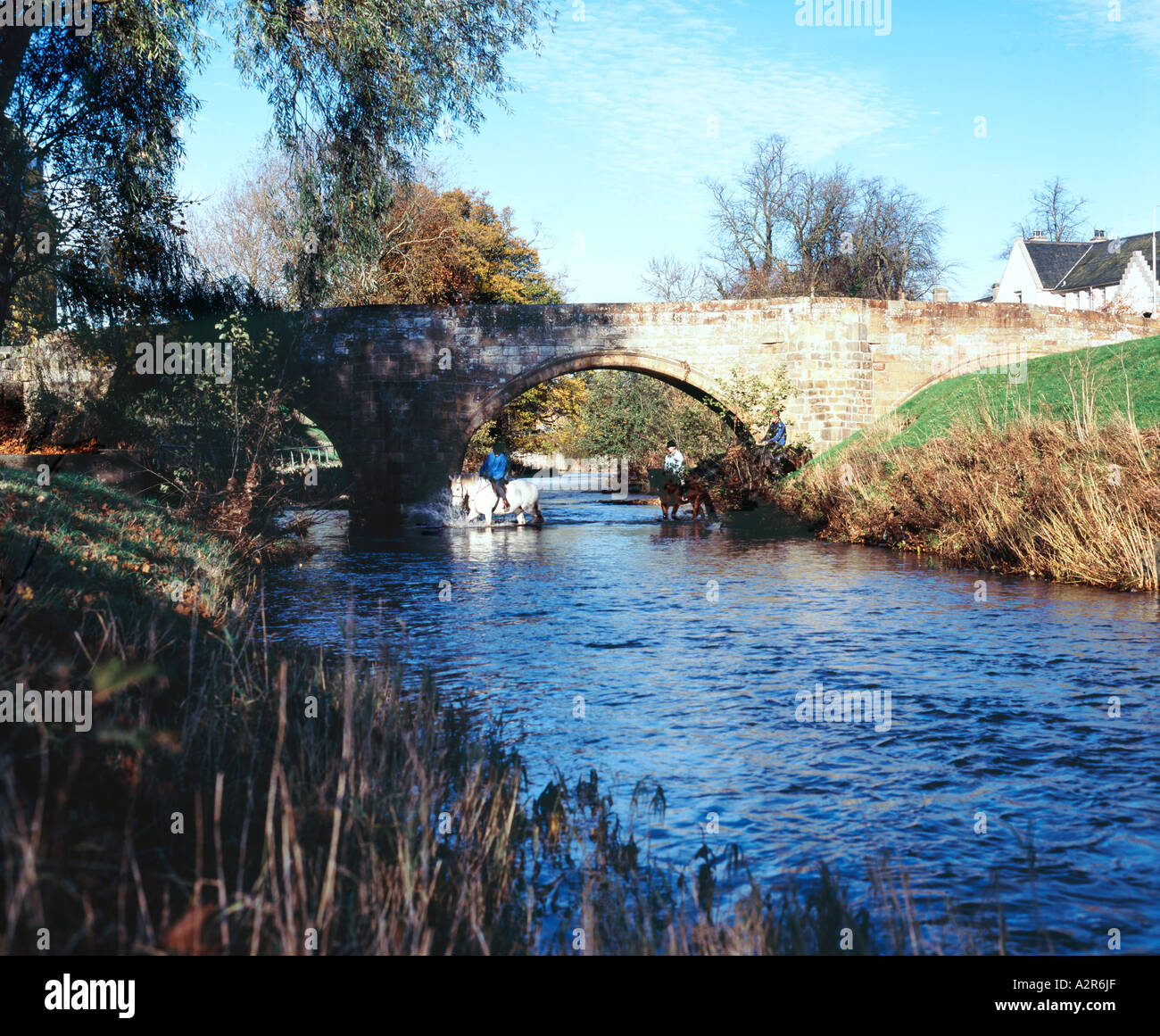 Canongate Bridge, Jedburgh, Scottish Borders, Scotland Stock Photo - Alamy