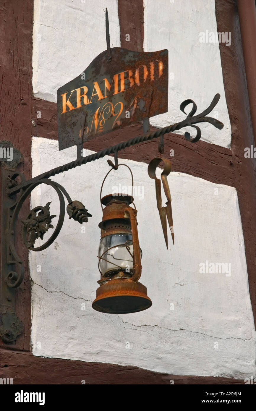 Second hand shop sign Odense Denmark Stock Photo - Alamy