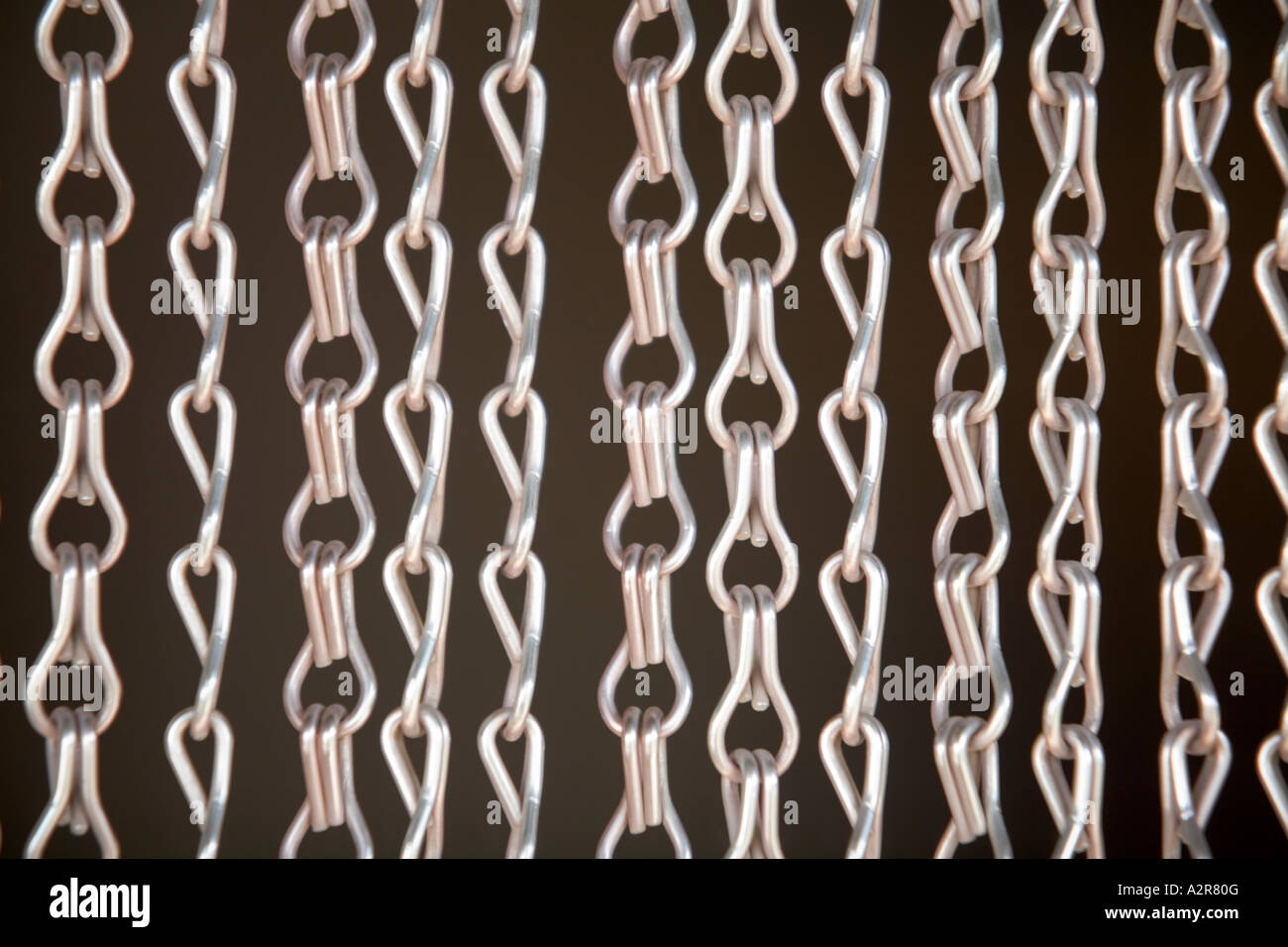 Patterns and texture chain curtain Stock Photo - Alamy