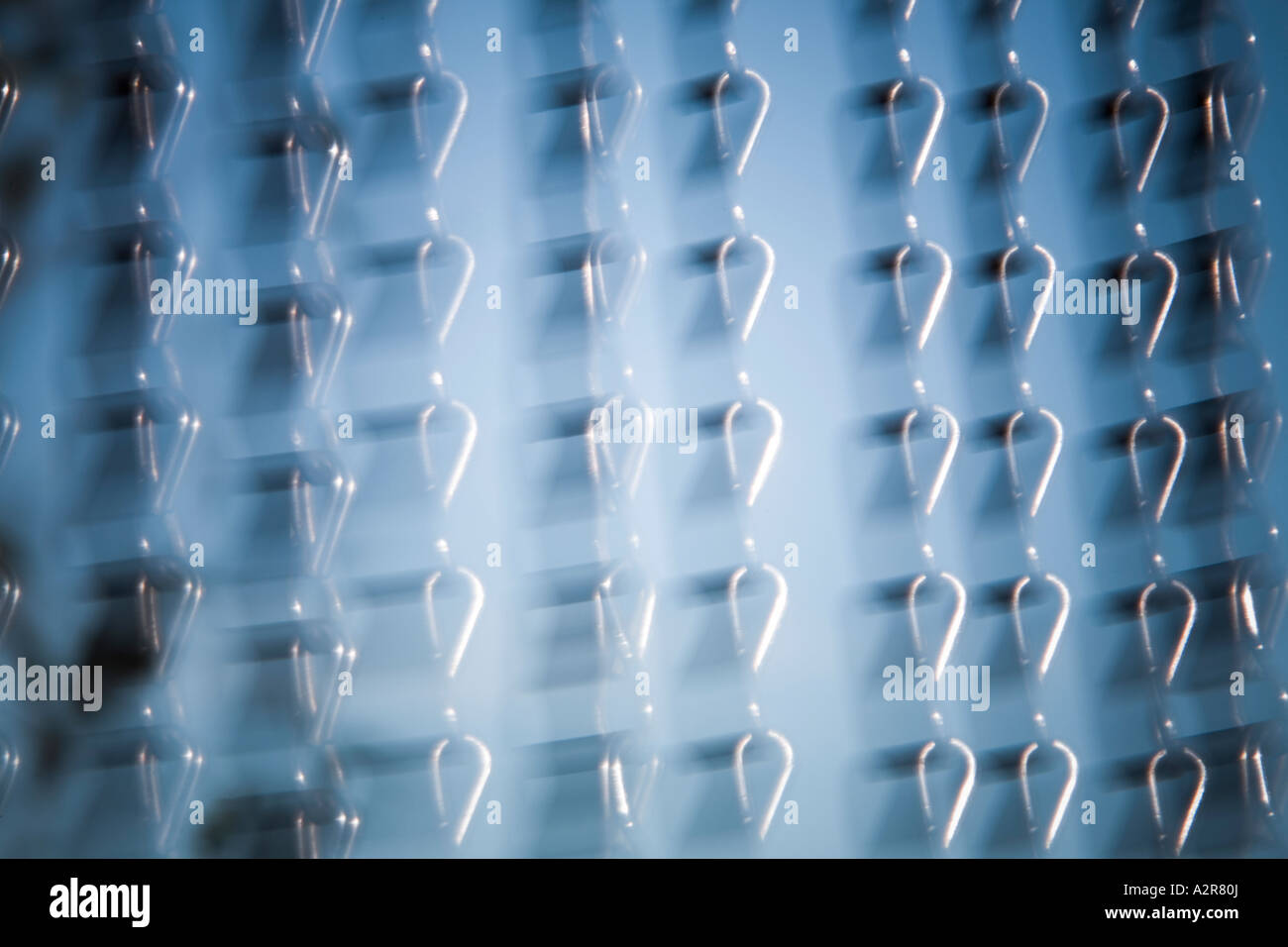 Patterns and texture chain curtain Stock Photo - Alamy