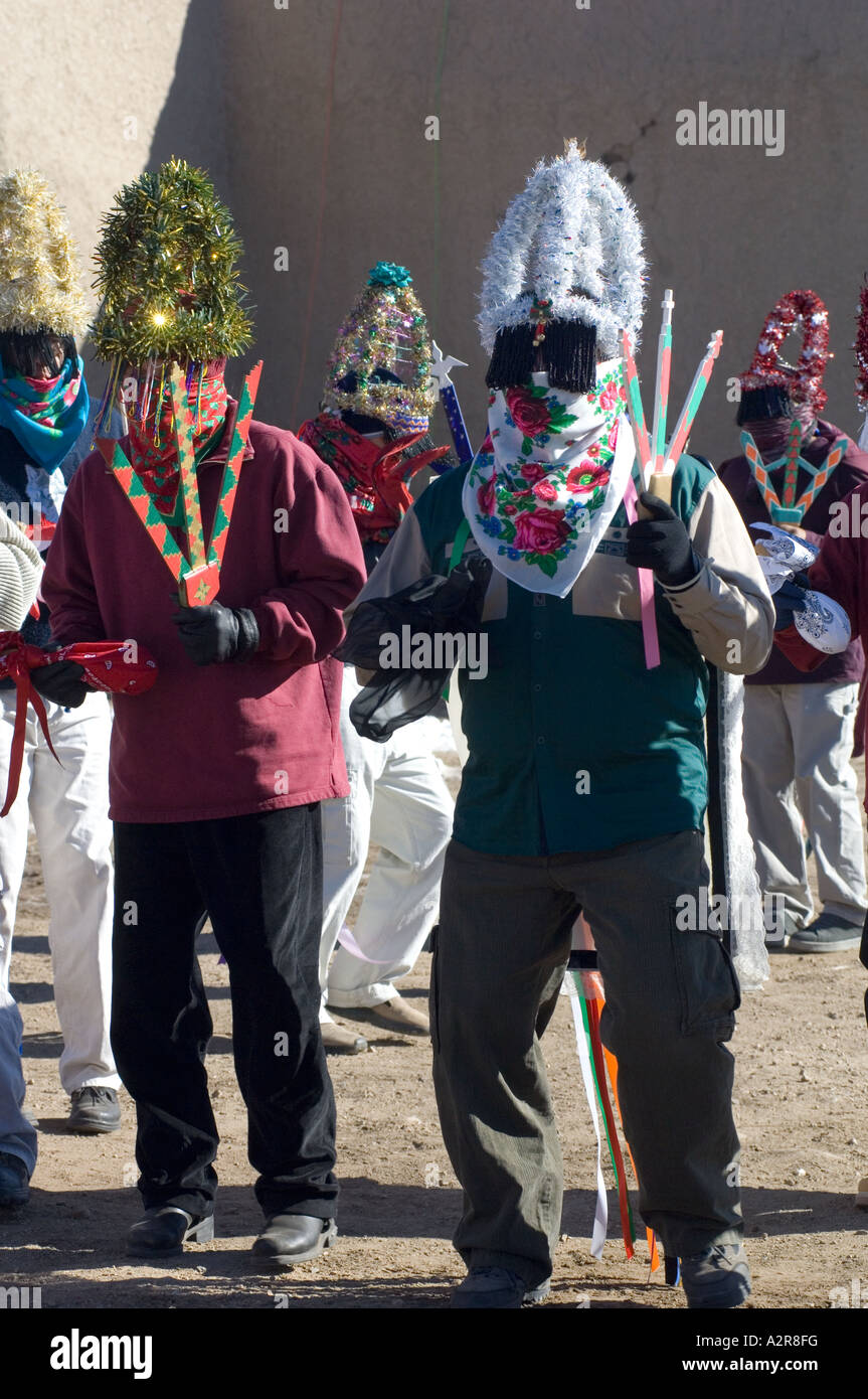 Matachines Dancers of Picuris Pueblo, New Mexico Stock Photo - Alamy