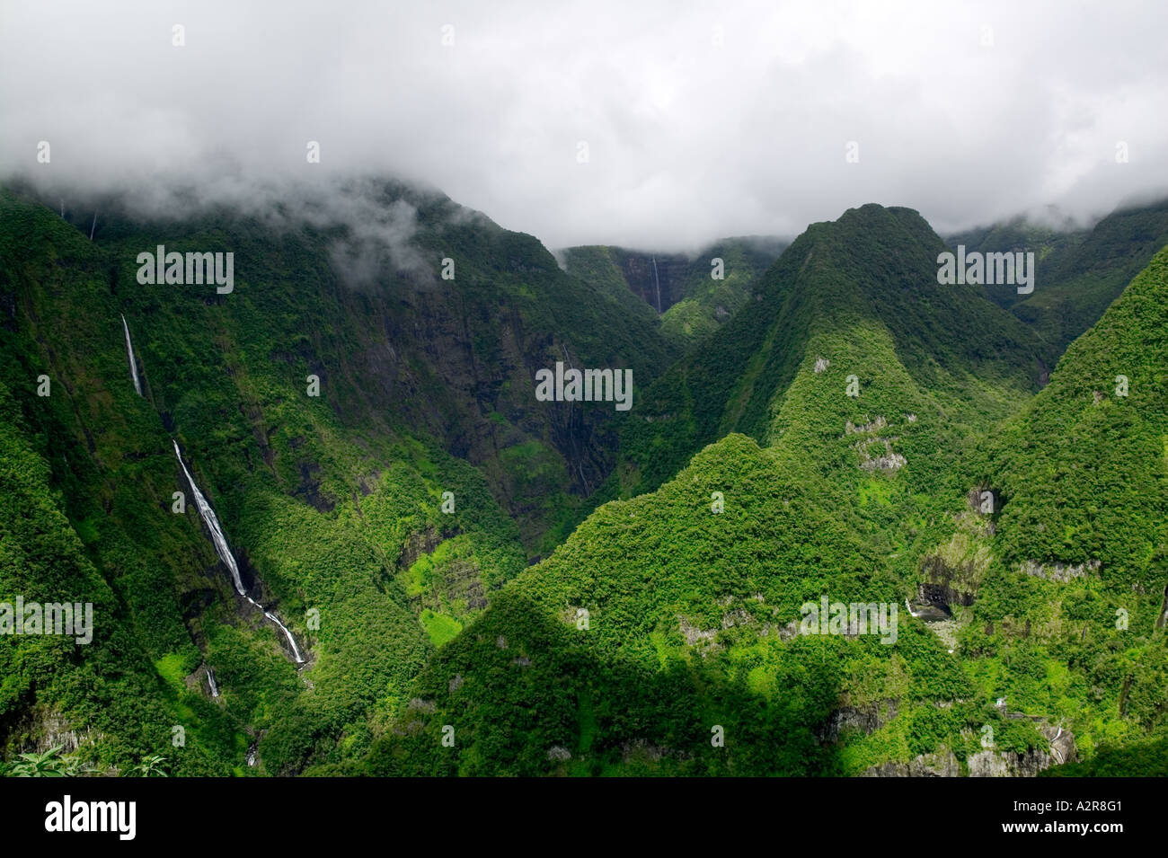 Reunion island - Takamaka circus Stock Photo - Alamy