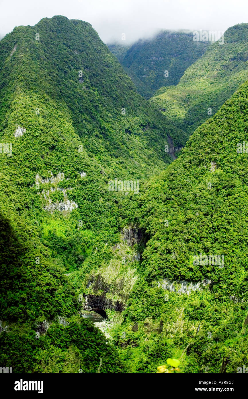 Reunion island - Takamaka circus Stock Photo - Alamy