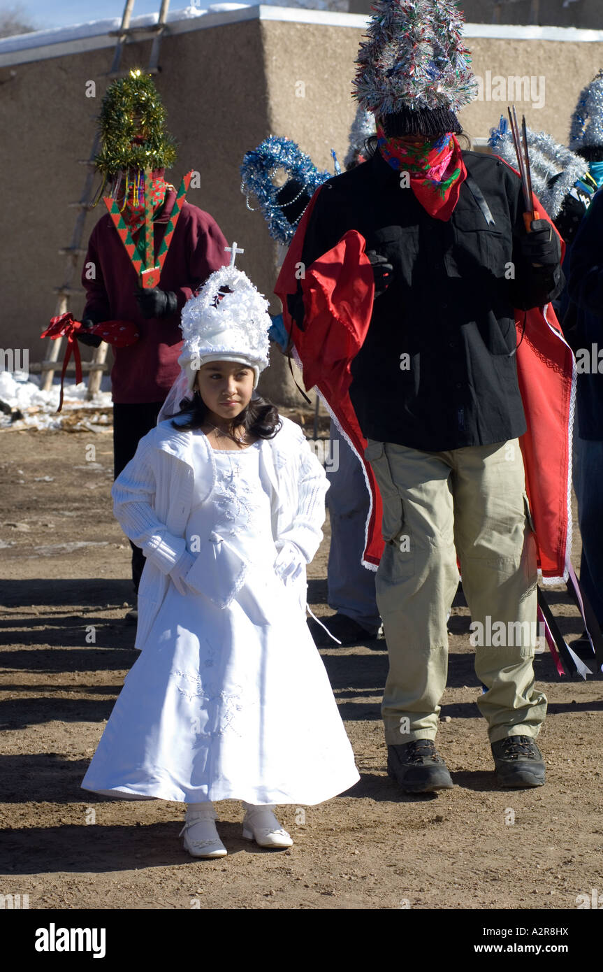 Matachines Dancers of Picuris Pueblo, New Mexico Stock Photo - Alamy