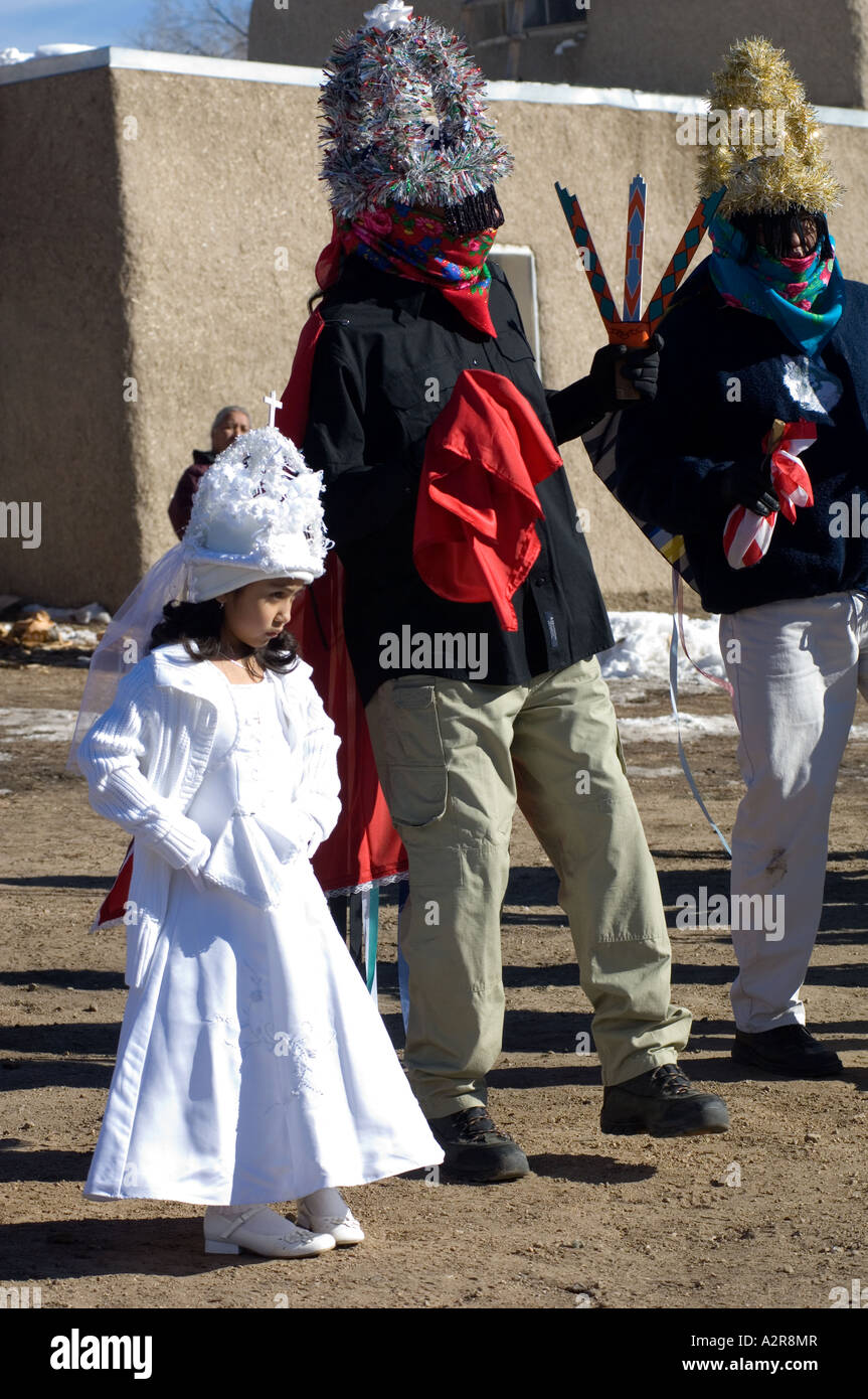 Matachines Dancers of Picuris Pueblo, New Mexico Stock Photo - Alamy