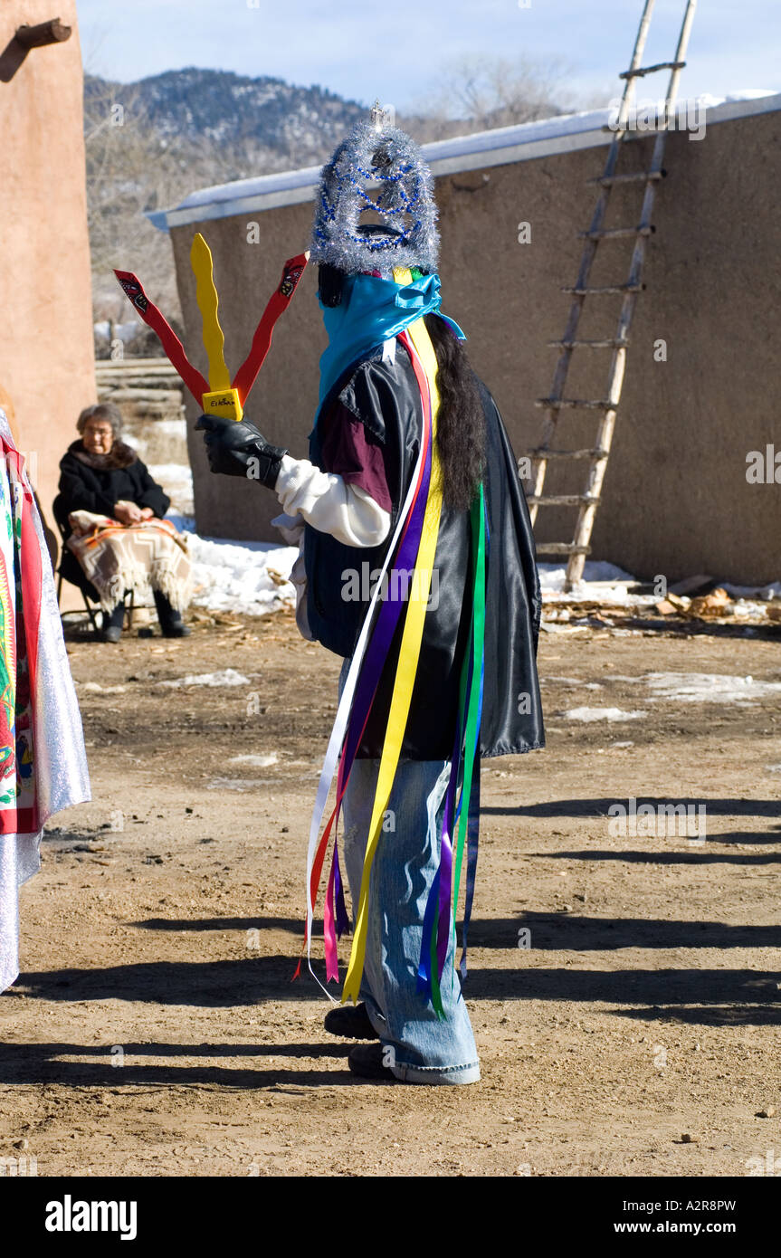 Matachines Dancers of Picuris Pueblo, New Mexico Stock Photo - Alamy