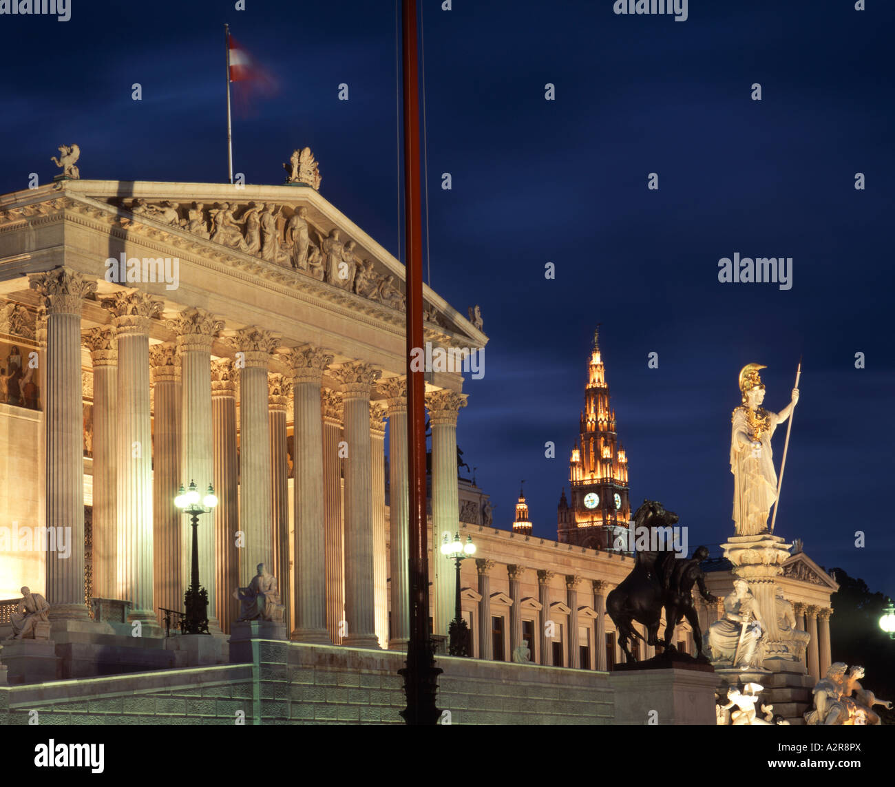 Parliament Building Vienna Austria Stock Photo - Alamy