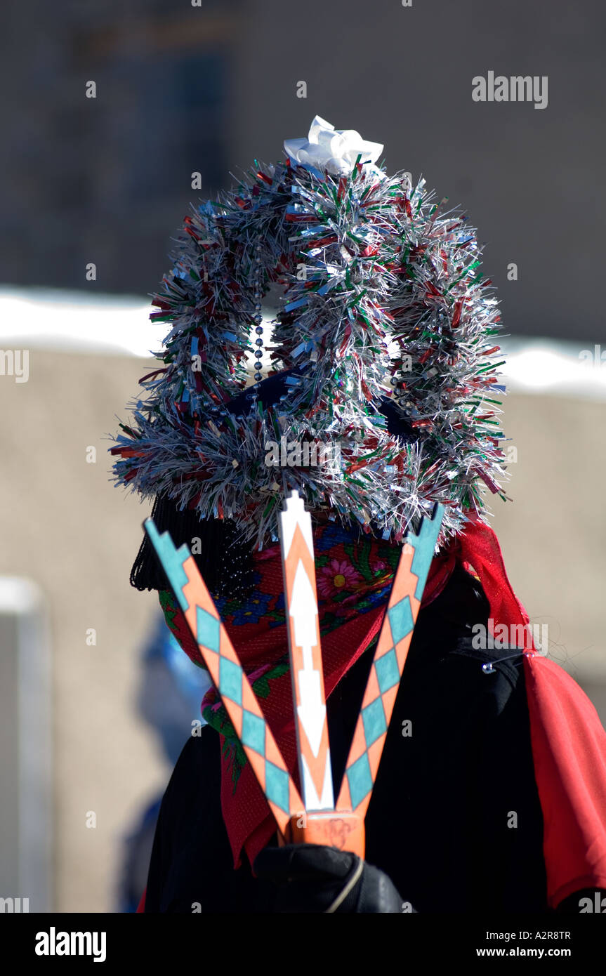 Matachines Dancers of Picuris Pueblo, New Mexico Stock Photo - Alamy