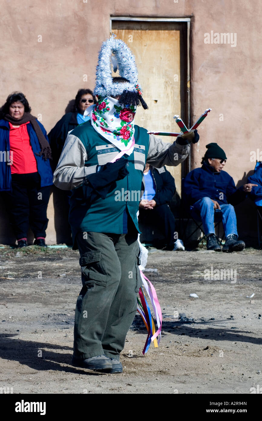 Matachines Dancers of Picuris Pueblo, New Mexico Stock Photo - Alamy