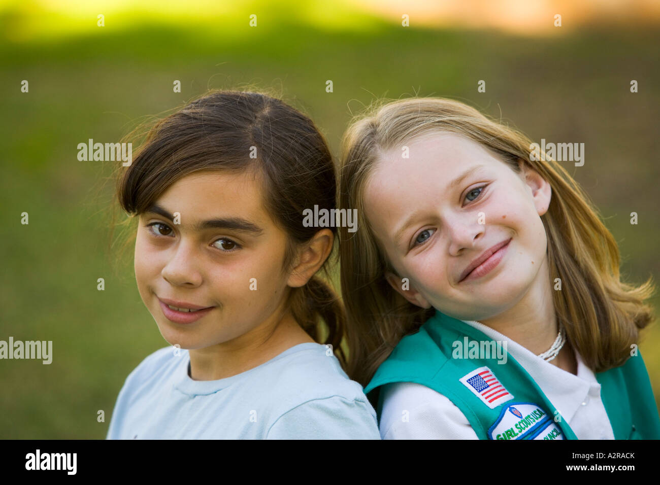 Girl Scout friends posing together Model Released Los Angeles ...