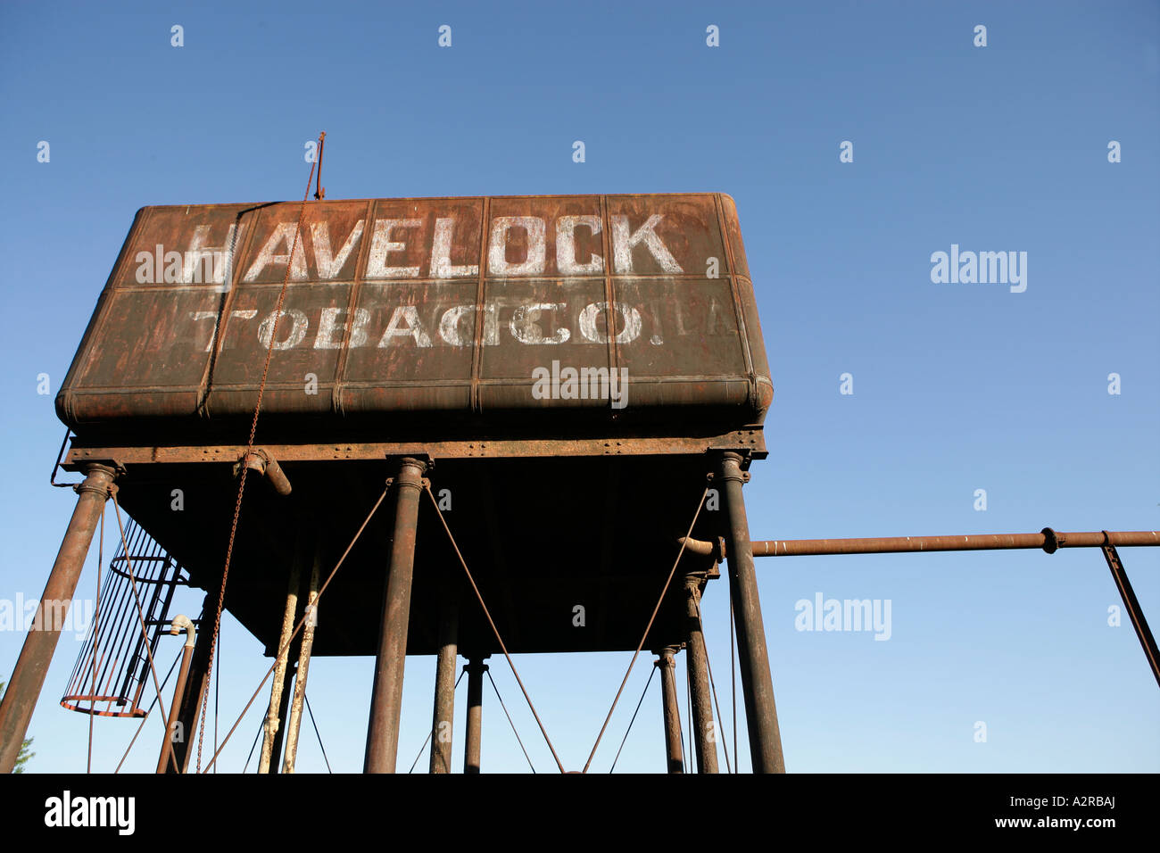 Overhead water tank at Strathalbyn railway station South Australia Used ...