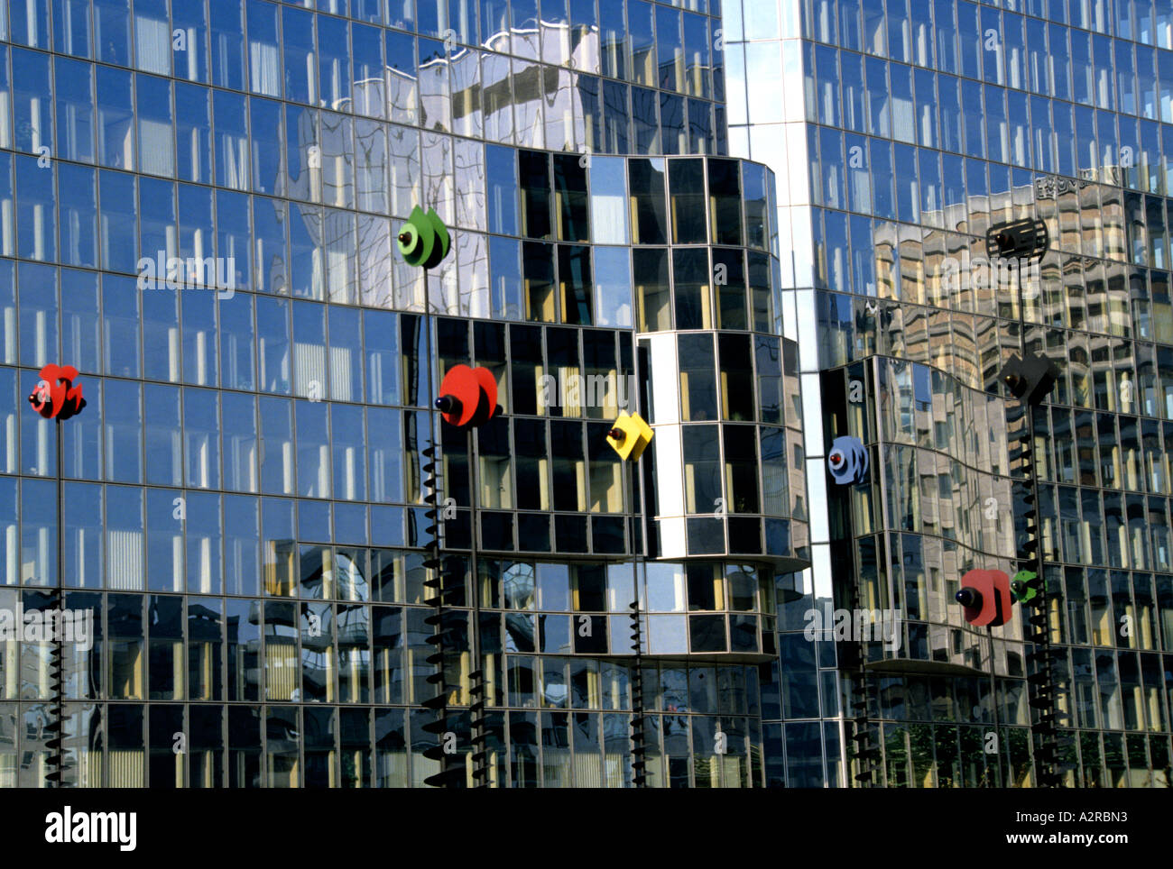 Paris La Defense French architecture modern France Stock Photo - Alamy