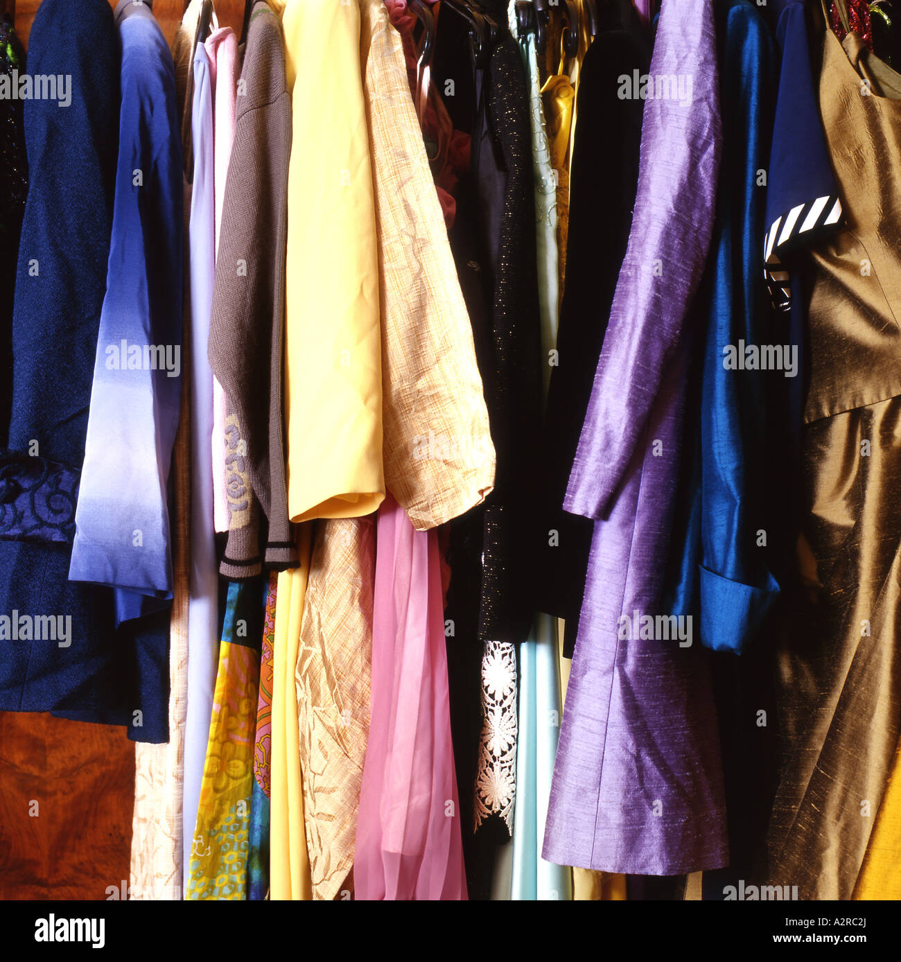 Clothes hanging in a designer’s atelier Stock Photo - Alamy