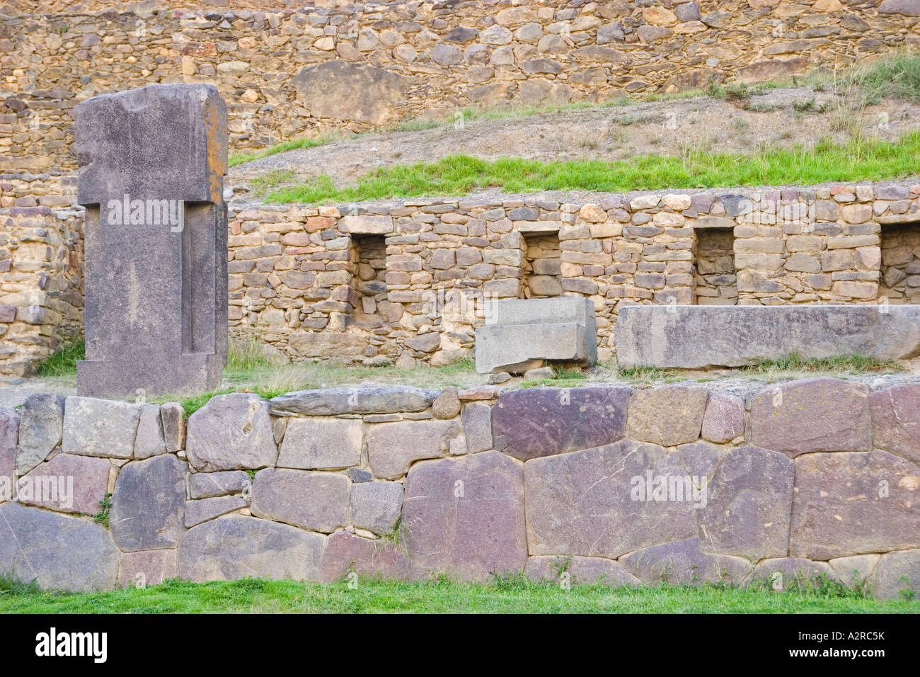 Inca Ruins at Ollantaytambo Peru Temple of the Ten Windows and ...