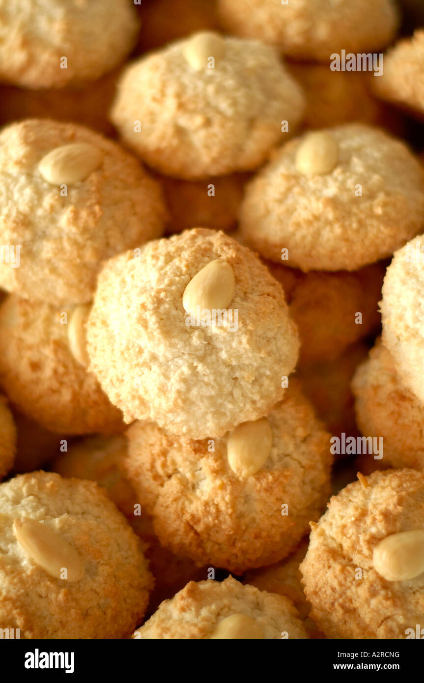 Traditional Greek almond sweets Stock Photo - Alamy