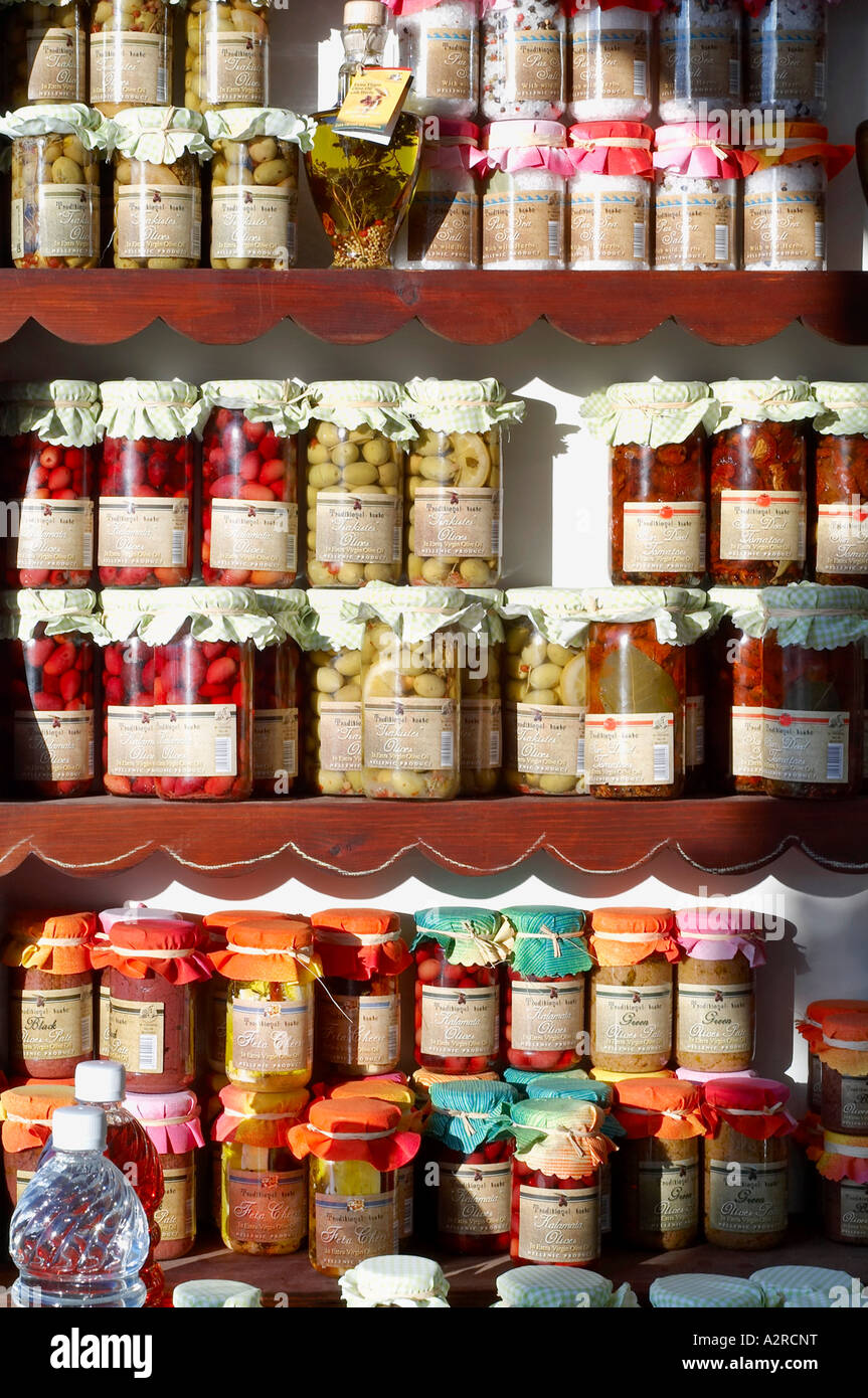 Shelves with traditional sweets Stock Photo - Alamy